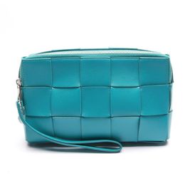 Bottega Veneta Clutch Damen Größe One Size Second Hand türkis