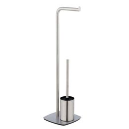 Wenko Toilet Accessories 'Iria' male Silver size B: 23cm x H: 72cm x T: 20cm