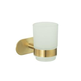 Wenko Toilet Accessories 'Orea' male Gold size B: 10cm x H: 9,5cm x T: 10cm