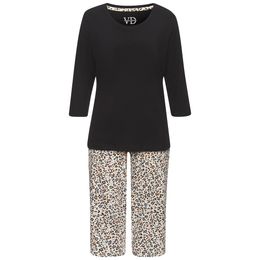 Vivance Pajama female Black, White size 32/34