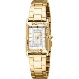 JUST cavalli time Analoguhr Damen Größe One Size gold / silber / weiß