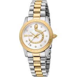 JUST cavalli time Analoguhr Damen Gr&ouml;&szlig;e One Size gold / silber