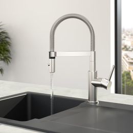 Villeroy & Boch Villeroy & Boch Steel Expert Compact Küchenarmatur, schwenkbar, 927300LC,