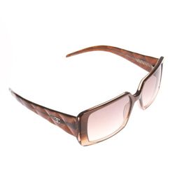 Chanel Sonnenbrille Damen Größe One Size Second Hand braun