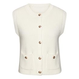 Lascana Vest female White size 36/38