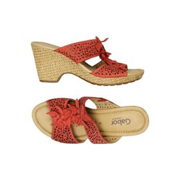 Gabor Sandalen Damen Größe 38.5 Second Hand rot