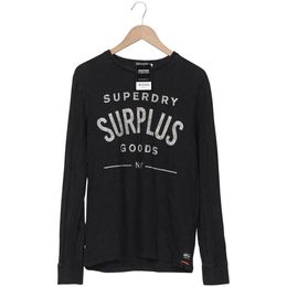 Superdry Langarmshirt Herren Größe L Second Hand schwarz