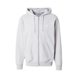 New Balance Sweatjacke 'Essentials' Herren Größe XS graumeliert / weiß