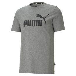 Puma Sportshirt 'Essential' Herren Gr&ouml;&szlig;e M graumeliert / schwarz