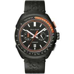 Bulova Uhr Herren Größe One Size orange / schwarz / weiß