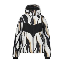 Icepeak Sportjacke Damen Gr&ouml;&szlig;e XXXL beige / schwarz / wei&szlig;
