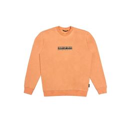 Napapijri Sweatshirt 'Box' male Orange size XL