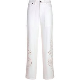 Uta Raasch - Jeans, weiss, Gr. 44 / L - Baumwolle
