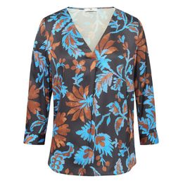 Peter Hahn - Bluse mit 3/4-Arm, blau, Gr. 40 / M