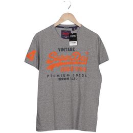 Superdry T-Shirt Herren Größe XL Second Hand grau