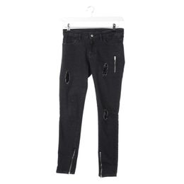 SLY 010 Jeans Damen Größe 26 Second Hand dunkelgrau