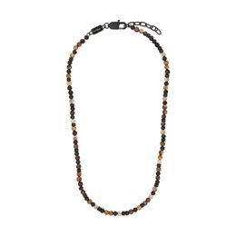 s.Oliver Necklace male Brown size One Size