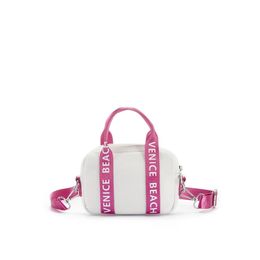 Venice Beach Handtasche Damen Gr&ouml;&szlig;e One Size dunkelpink / wei&szlig;