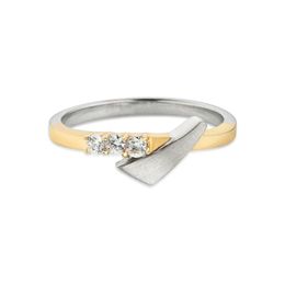 Bruno Banani Ring Damen Gr&ouml;&szlig;e 53 gold / silber