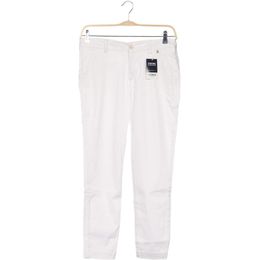 Herrlicher Stoffhose Damen Größe L Second Hand weiß