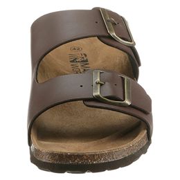 MAN'S WORLD Man's World Pantolette Herren Gr&ouml;&szlig;e 43 braun / dunkelbraun