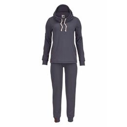 OCEAN SPORTSWEAR Sportanzug Damen Gr&ouml;&szlig;e L taubenblau / braun