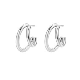 Hey Happiness Ohrringe 'Doppel' Damen Gr&ouml;&szlig;e One Size silber