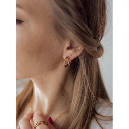 Hey Happiness Earrings 'Doppel' female Gold size One Size