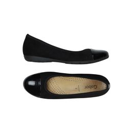 Gabor Ballerina Damen Größe 40.5 Second Hand schwarz