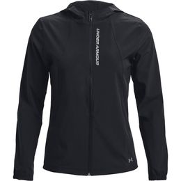 Under Armour Jacke 'OutRun The Storm' Damen Größe S schwarz / weiß