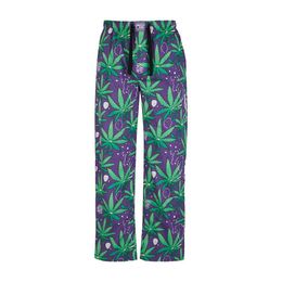 Lousy Livin Underwear Lousy Livin Pajama Pants 'Weedy' male Purple size XL