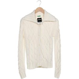 United Colors Of Benetton Strickjacke Damen Größe M Second Hand weiß