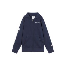 Champion Sweatjacke Jungen Gr&ouml;&szlig;e 104 dunkelblau / rot / wei&szlig;