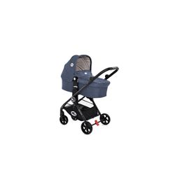 Lorelli Kombikinderwagen 2 in 1 Patrizia, Babywanne, Sportsitz, Sitz umkehrbar blau