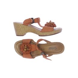 Gabor Sandalen Damen Größe 39.5 Second Hand orange