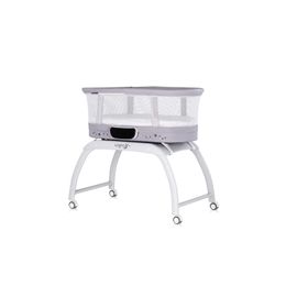 Chipolino Beistellbett Sogno 2 in 1 Spieltisch, Fernbedienung, eingebaute Waage grau