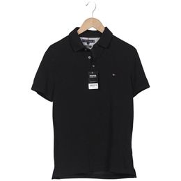 Tommy Hilfiger Poloshirt Herren Größe L Second Hand schwarz
