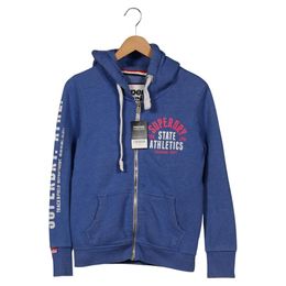 Superdry Kapuzenpullover Damen Größe M Second Hand blau