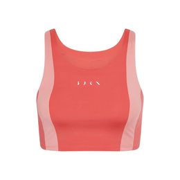 Born Living Yoga Top 'Bindi' Damen Gr&ouml;&szlig;e XL rosa / himbeer / wei&szlig;