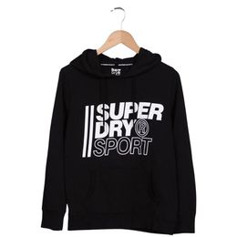 Superdry Kapuzenpullover Damen Größe M Second Hand schwarz