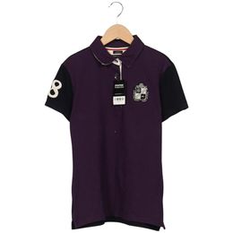 Tommy Hilfiger Poloshirt Damen Größe L Second Hand lila
