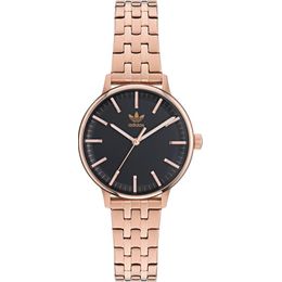 adidas originals Analoguhr Damen Größe One Size rosegold / schwarz