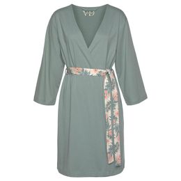 Lascana Dressing Gown female Green size 36/38
