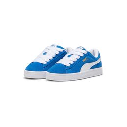 Puma Sneaker Jungen Gr&ouml;&szlig;e 34.5 blau / gold / wei&szlig;