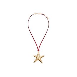 Bershka Kette Damen Gr&ouml;&szlig;e One Size gold / grenadine