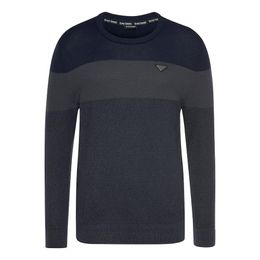 Bruno Banani Pullover Herren Gr&ouml;&szlig;e XXL navy / grau