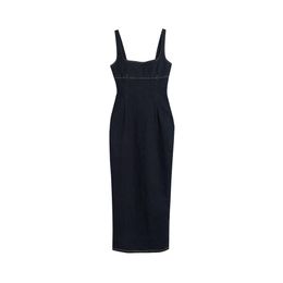 Bershka Kleid Damen Gr&ouml;&szlig;e 40 dunkelblau Winterkleid