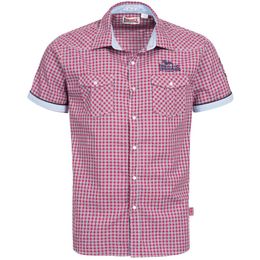 Lonsdale Button Up Shirt 'Berny' male Red size M