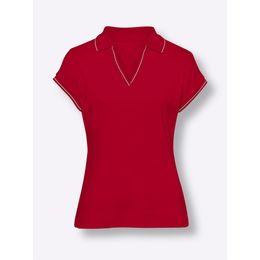 Heine Poloshirt Damen Gr&ouml;&szlig;e M rot