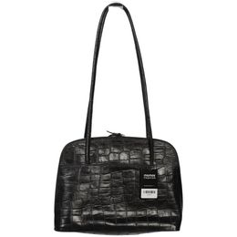 Marc Cain Handtasche gross Leder Damen Größe One Size Second Hand schwarz